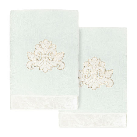 Click here for Linum Home Turkish Cotton May Embellished 2-Pc. Ha... prices
