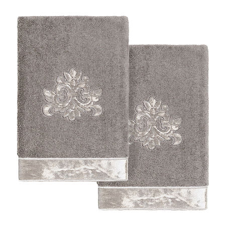 Click here for Linum Home Turkish Cotton May Embellished 2-Pc. Ha... prices