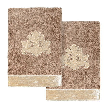Click here for Linum Home Turkish Cotton May Embellished 2-Pc. Ha... prices
