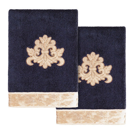 Click here for Linum Home Turkish Cotton May Embellished 2-Pc. Ha... prices