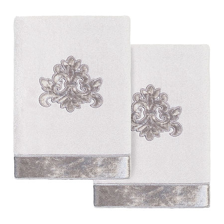 Click here for Linum Home Turkish Cotton May Embellished 2-Pc. Ha... prices