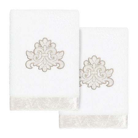 Click here for Linum Home Turkish Cotton May Embellished 2-Pc. Ha... prices
