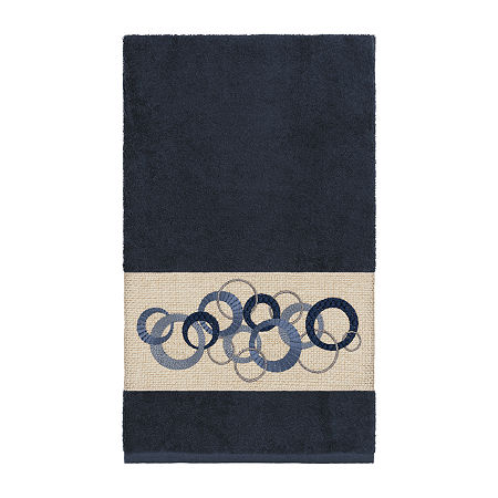 Click here for Linum Home Annabelle Bath Towel - Navy prices