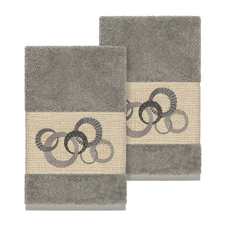 Click here for Linum Home Annabelle 2-Pc. Embellished Hand Towel... prices