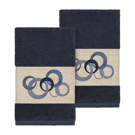Click here for Linum Home Annabelle 2-Pc. Embellished Hand Towel... prices