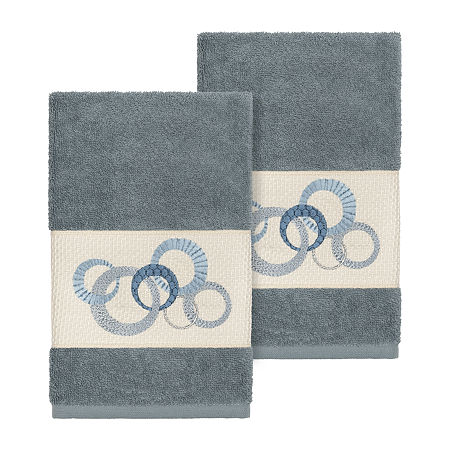 Click here for Linum Home Annabelle 2-Pc. Embellished Hand Towel... prices