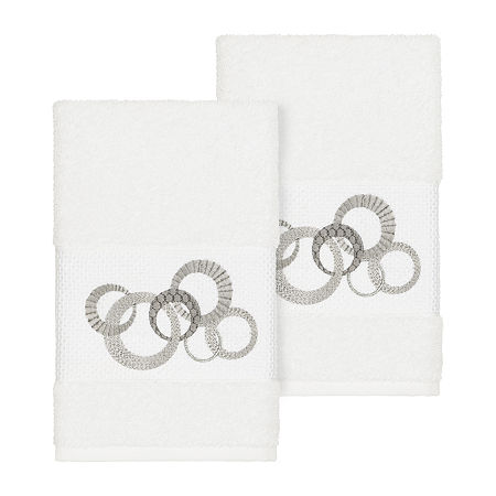 Click here for Linum Home Annabelle 2-Pc. Embellished Hand Towel... prices