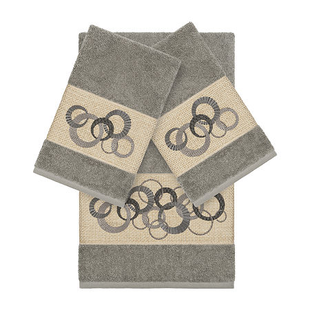 Click here for Linum Home Turkish Cotton Annabelle 3-Pc. Embellis... prices