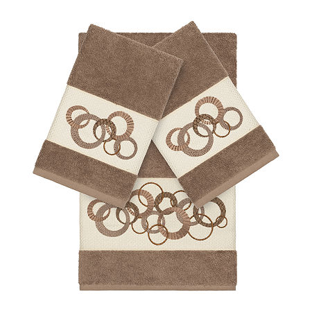 Click here for Linum Home Turkish Cotton Annabelle 3-Pc. Embellis... prices