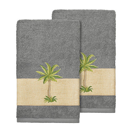 Click here for Linum Home Textiles Colton 2-pc. Embellished Hand... prices