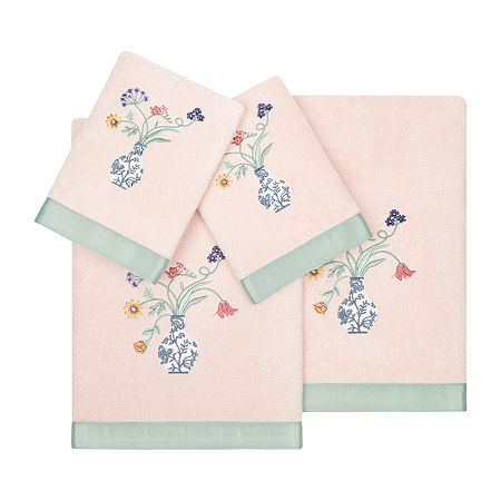Click here for Linum Home Turkish Cotton Stella Embellished 4-Pc.... prices