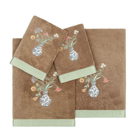 Click here for Linum Home Turkish Cotton Stella Embellished 4-Pc.... prices