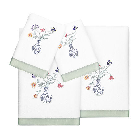Click here for Linum Home Turkish Cotton Stella Embellished 4-Pc.... prices
