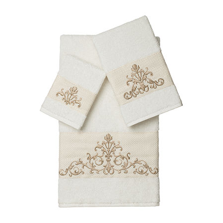 Click here for Linum Home Scarlet 3-Pc. Embellished Towel Set - C... prices