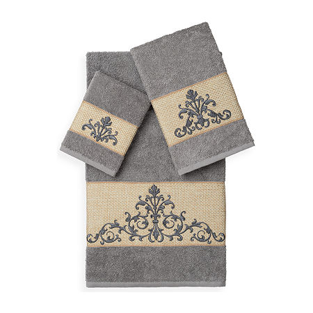 Click here for Linum Home Scarlet 3-Pc. Embellished Towel Set - D... prices