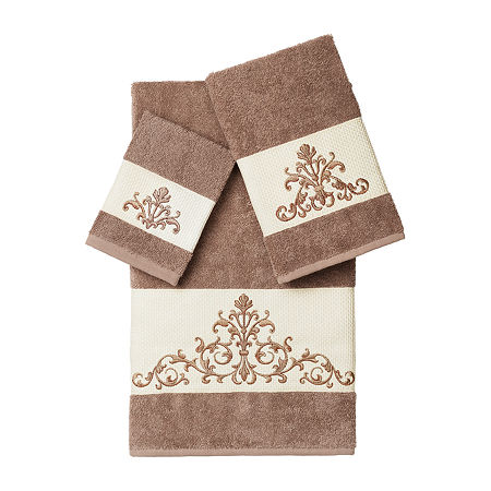 Click here for Linum Home Scarlet 3-Pc. Embellished Towel Set - L... prices