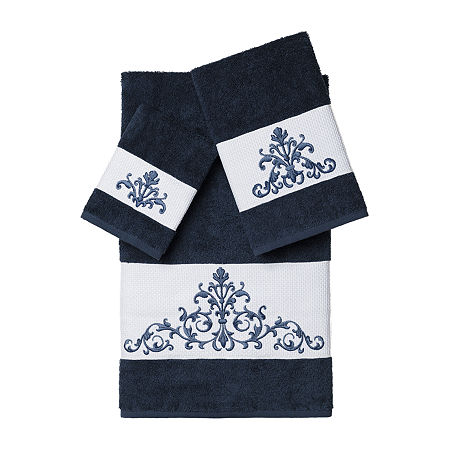 Click here for Linum Home Scarlet 3-Pc. Embellished Towel Set - N... prices