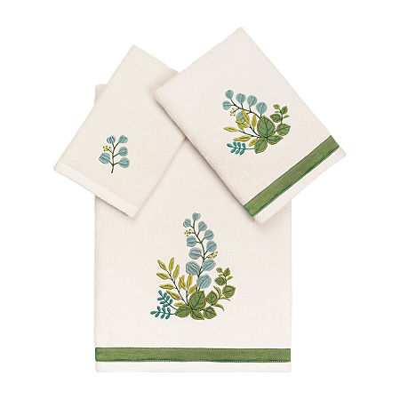 Click here for Linum Home Turkish Cotton Botanica Embellished 3-P... prices