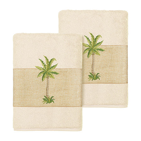 Click here for Linum Home Textiles Colton 2-pc. Embellished Washc... prices