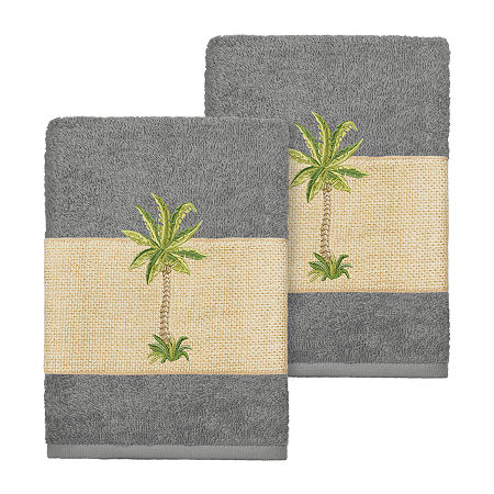 Click here for Linum Home Textiles Colton 2-pc. Embellished Washc... prices