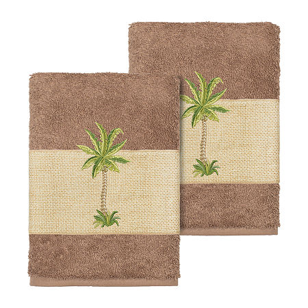 Click here for Linum Home Textiles Colton 2-pc. Embellished Washc... prices