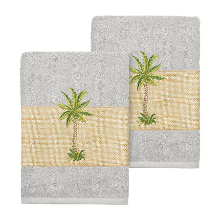 Click here for Linum Home Textiles Colton 2-pc. Embellished Washc... prices