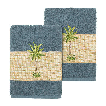 Click here for Linum Home Textiles Colton 2-pc. Embellished Washc... prices