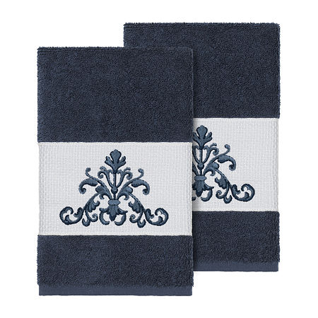 Click here for Linum Home Scarlet 2-Pc. Embellished Hand Towel Se... prices