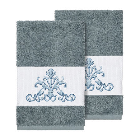 Click here for Linum Home Scarlet 2-Pc. Embellished Hand Towel Se... prices