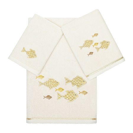 Click here for Linum Home Turkish Cotton Figi Embellished 3-Pc. B... prices