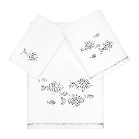 Click here for Linum Home Turkish Cotton Figi Embellished 3-Pc. B... prices