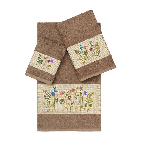Click here for Linum Home Serenity 3-Pc. Embellished Towel Set -... prices