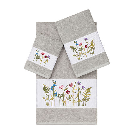 Click here for Linum Home Serenity 3-Pc. Embellished Towel Set -... prices