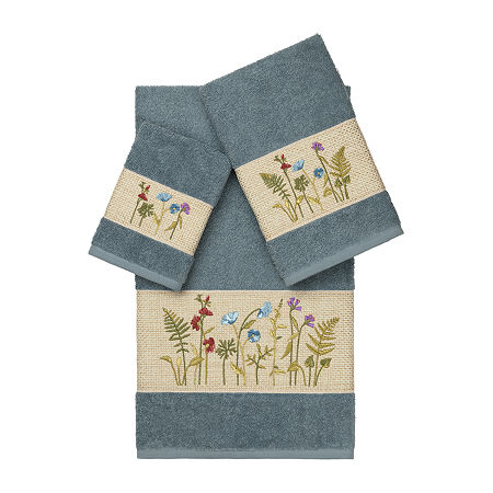Click here for Linum Home Serenity 3-Pc. Embellished Towel Set -... prices