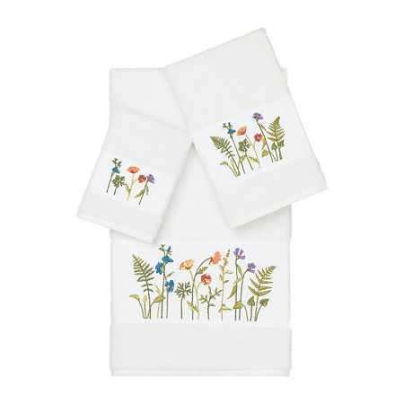 Click here for Linum Home Serenity 3-Pc. Embellished Towel Set -... prices
