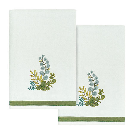 Click here for Linum Home Turkish Cotton Botanica Embellished 2-P... prices