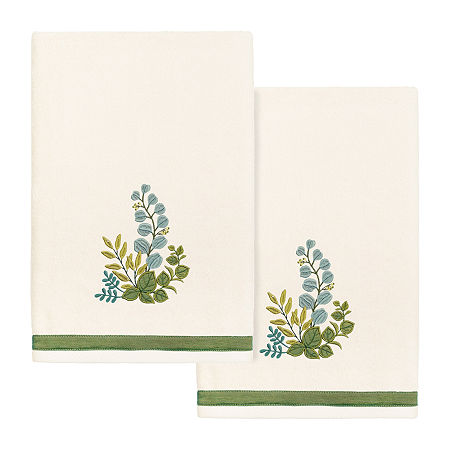 Click here for Linum Home Turkish Cotton Botanica Embellished 2-P... prices