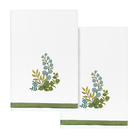 Click here for Linum Home Turkish Cotton Botanica Embellished 2-P... prices