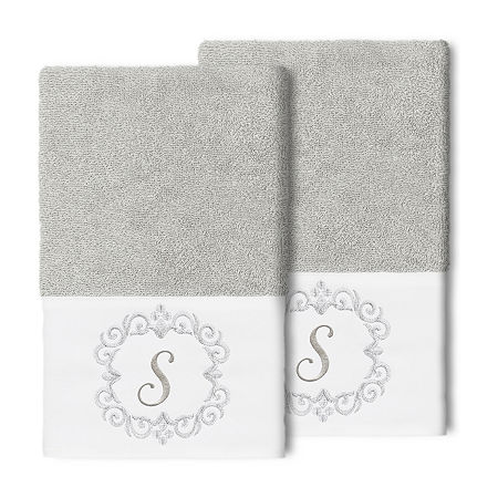 Click here for Linum Home Textiles Monica Silver Embellished 2-pc... prices