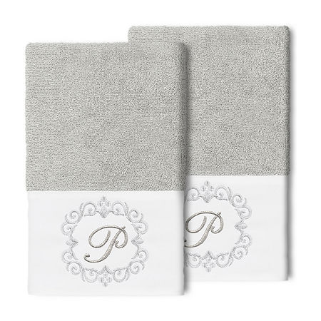 Click here for Linum Home Textiles Monica Silver Embellished 2-pc... prices