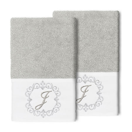 Click here for Linum Home Textiles Monica Silver Embellished 2-pc... prices