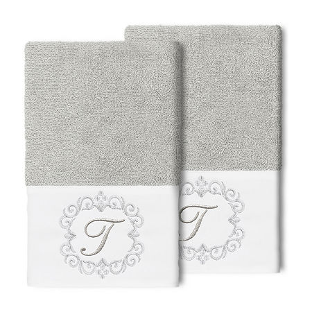 Click here for Linum Home Textiles Monica Silver Embellished 2-pc... prices