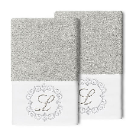 Click here for Linum Home Textiles Monica Silver Embellished 2-pc... prices