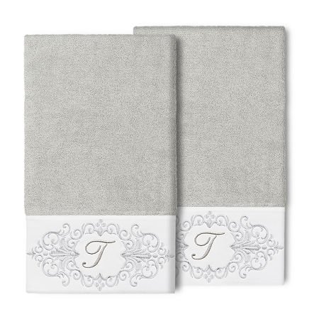 Click here for Linum Home Textiles Monica Silver Embellished 2-pc... prices