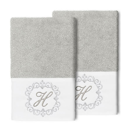 Click here for Linum Home Textiles Monica Silver Embellished 2-pc... prices