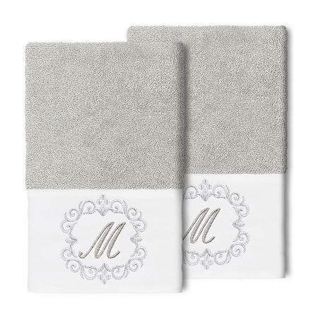Click here for Linum Home Textiles Monica Silver Embellished 2-pc... prices