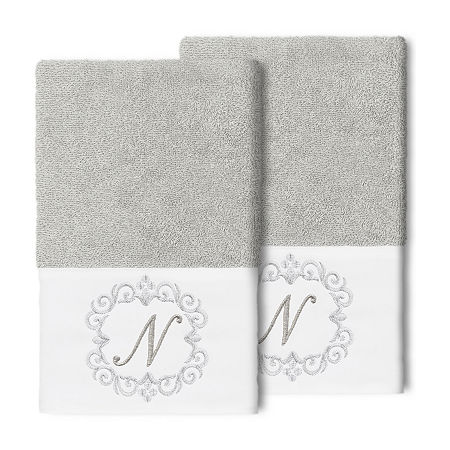 Click here for Linum Home Textiles Monica Silver Embellished 2-pc... prices