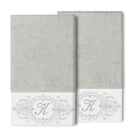 Click here for Linum Home Textiles Monica Silver Embellished 2-pc... prices