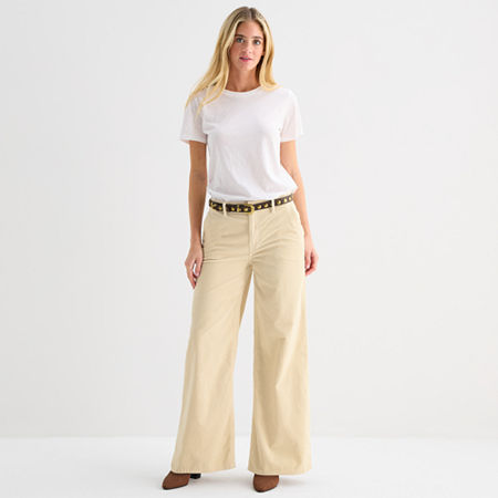 Click here for a.n.a Womens Wide Leg High Rise Trouser  10  Beige prices