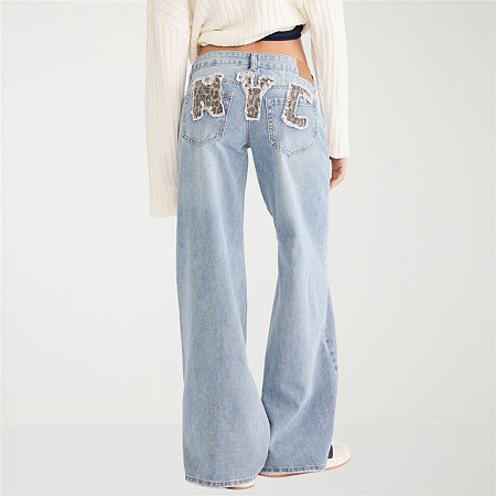 Click here for AEROPOSTALE Womens Juniors Mid Rise Loose Fit Jean... prices